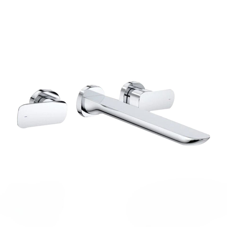Caroma Contura Wall Basin/Bath Set - Chrome- Basin/Bath Set - Chrome ...